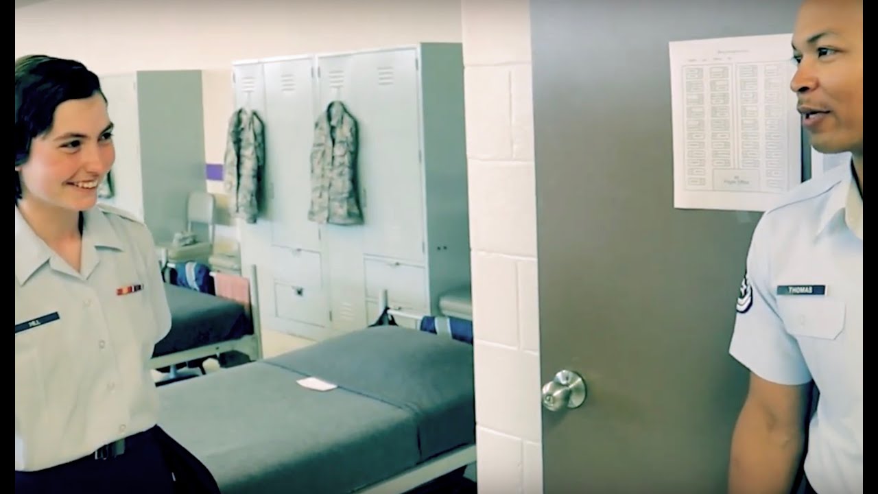 Air Force BMT at Lackland AFB - YouTube