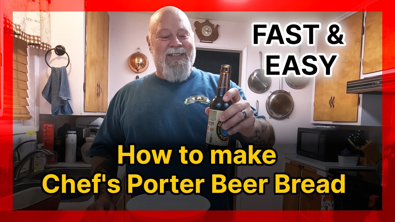 S04ECK01 How to make Chef's Porter Beer Bread Fast and Easy #cooking # ...