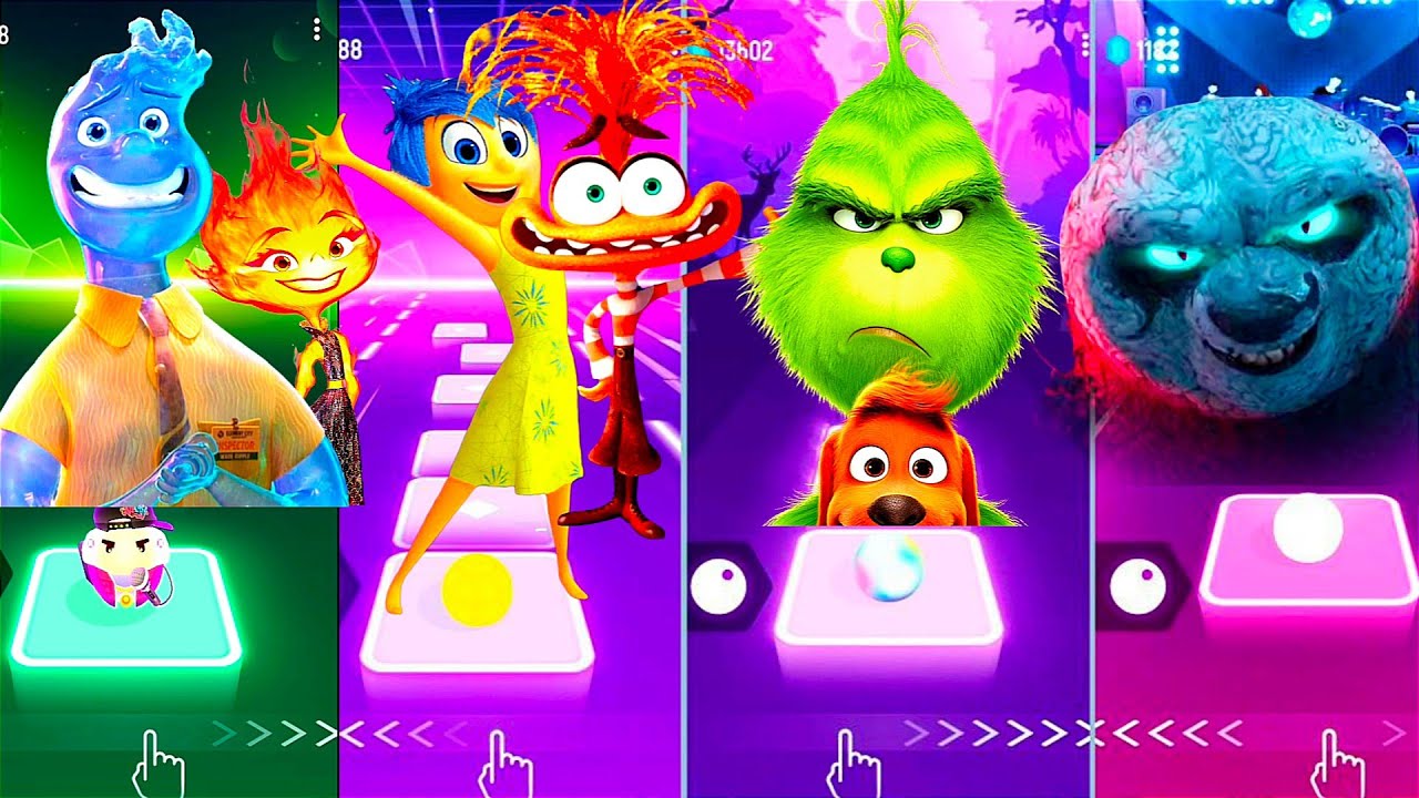 Ember Elemental vs Inside Out 2 vs the Grinch vs Kung Fu Panda Tiles ...