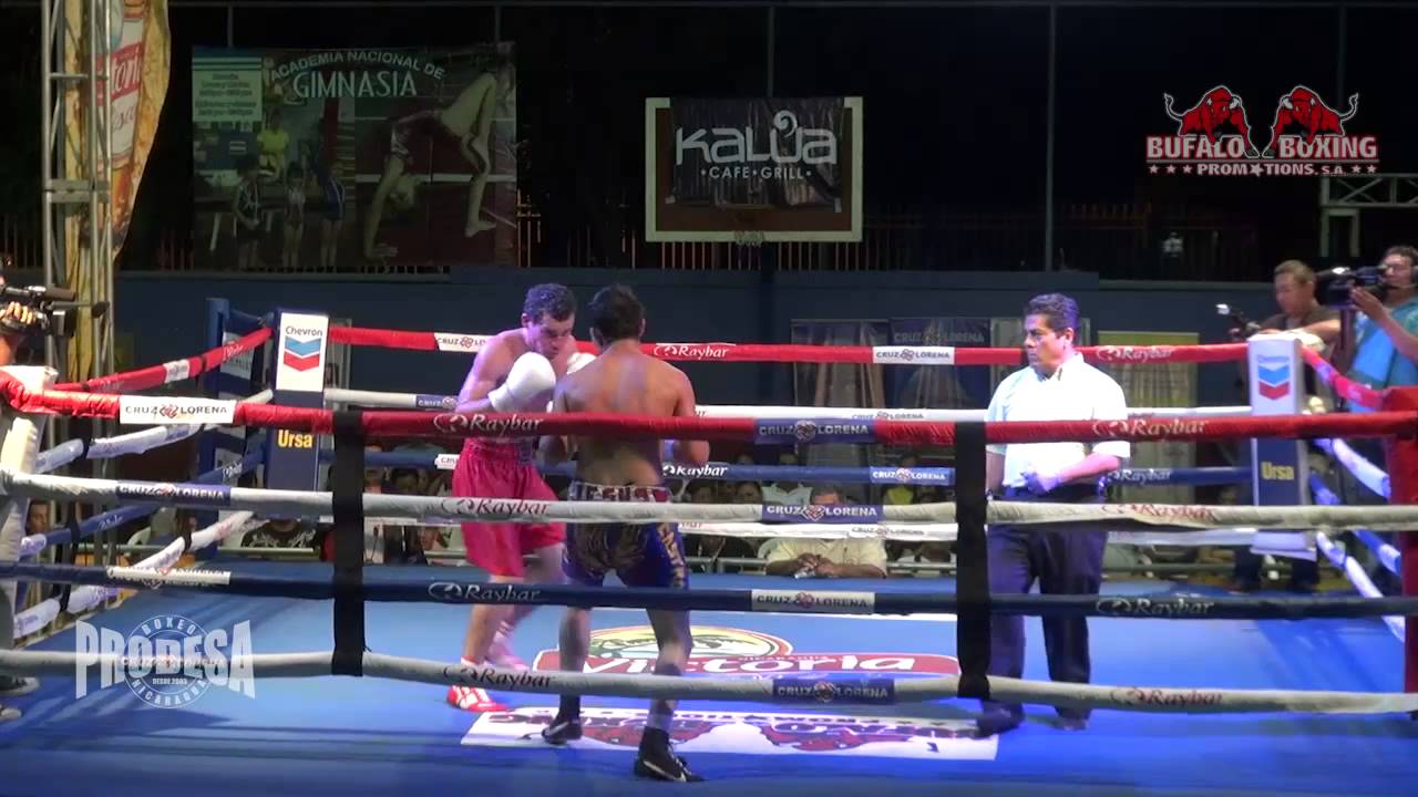 Frederick Castro vs Alexander Obando - Bufalo Boxing Promotions - YouTube