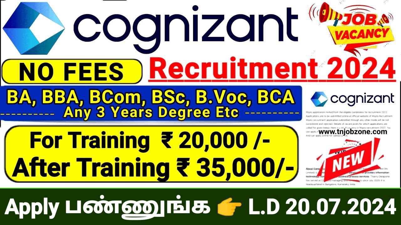 COGNIZANT RECRUITMENT 2024 TAMIL 👉COGNIZANT HIRING FRESHERS 2024 👉COGNIZANT JOB VACANCY 2024 ...