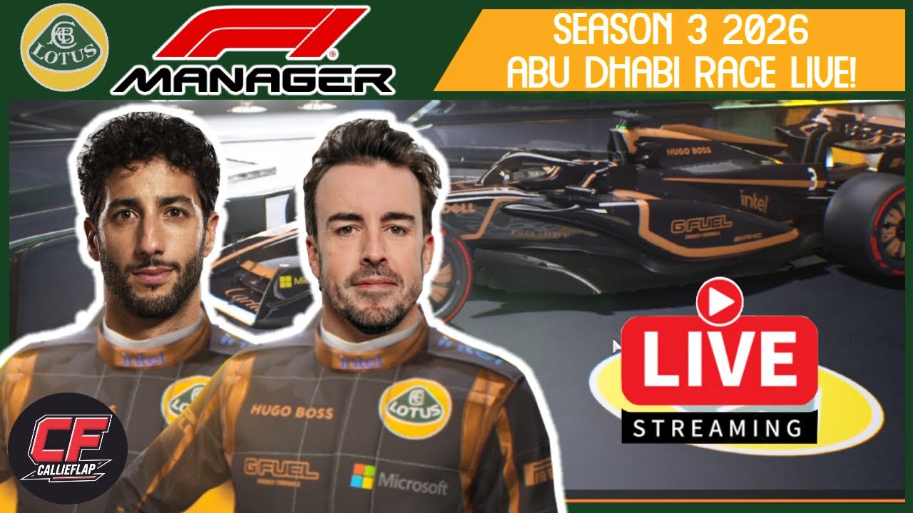 Live Danny Ric Title Day? Abu Dhabi Full Race! F1 Manager 2024 - Team ...