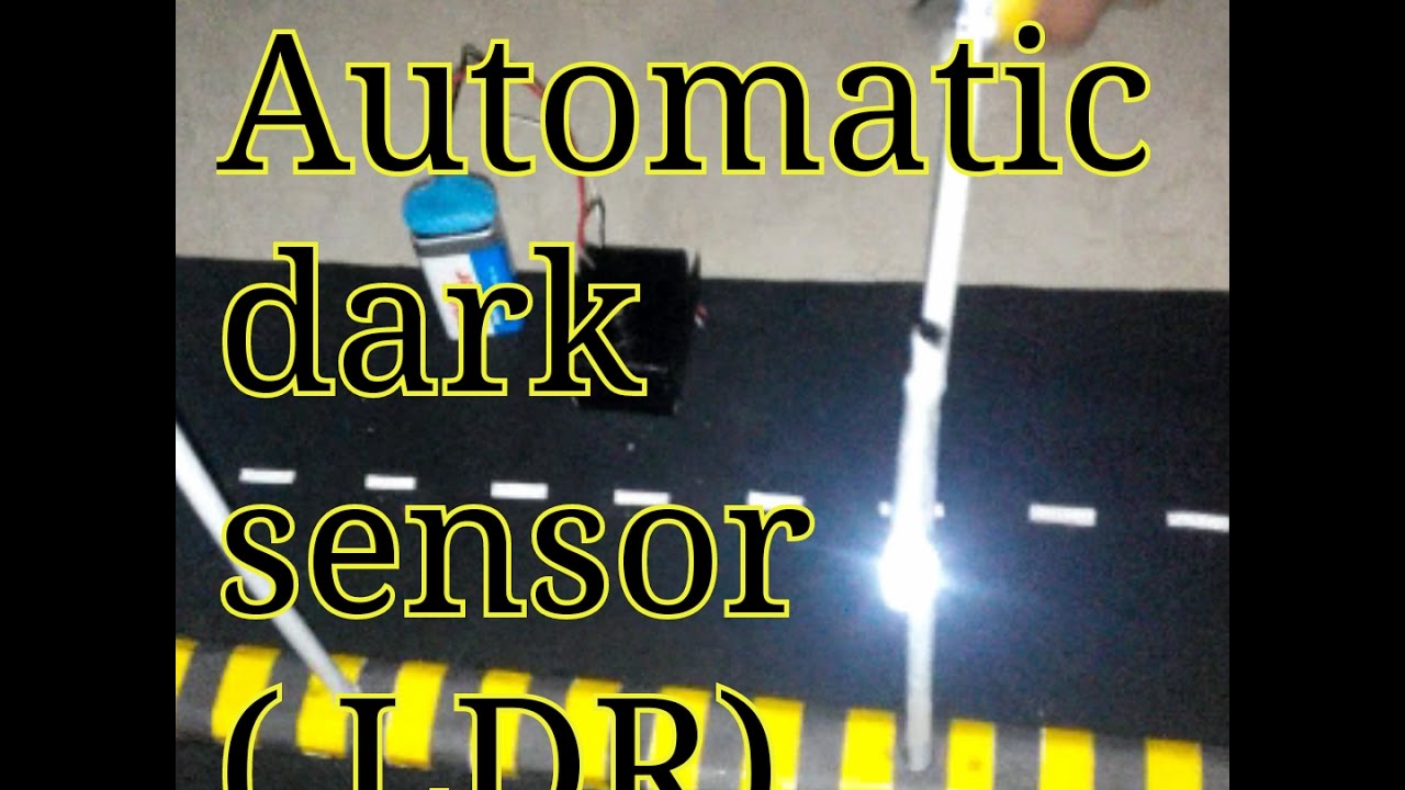 Automatic dark sensor - YouTube