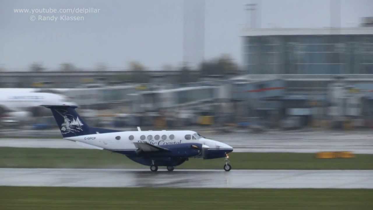 Prop planes, Business jets + more compilation at YVR - YouTube