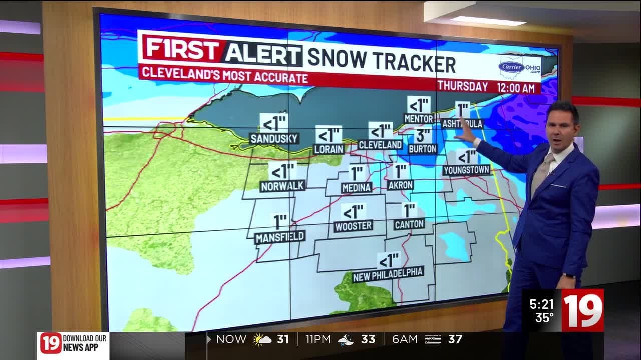 19 First Alert Weather Day: Wind-driven wintry mix tonight and tomorrow ...