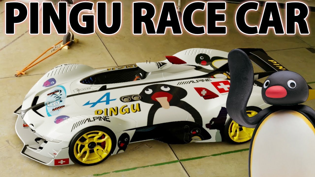 PINGU RACE CAR - YouTube