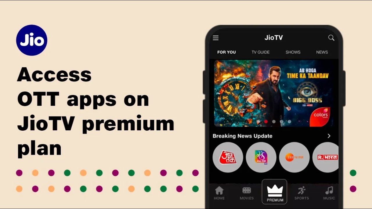 How to access OTT apps included with JioTV premium Plan | Jio Care - YouTube