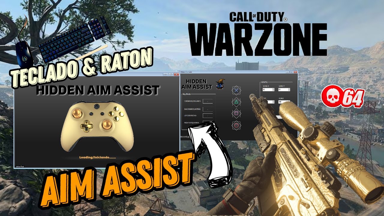 El mejor AIM ASSIST en COD Warzone para KBM | 2025 - YouTube