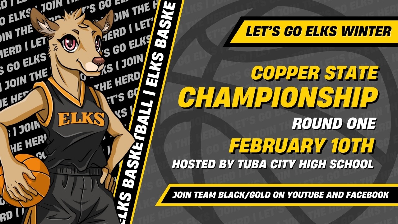 Lady Elks Basketball | Copper State Championship Round One v Tuba City ...