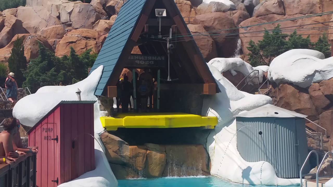 Walt Disney World Blizzard Beach in Orlando Florida. The Zip Line ...