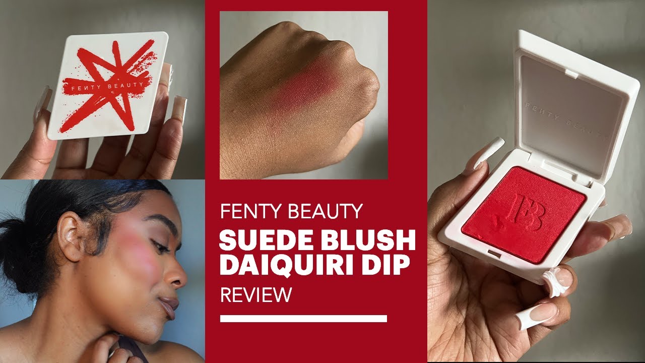 Fenty Beauty Cheeks Suede Blush in Daiquiri Dip | Is it Ashy? - YouTube