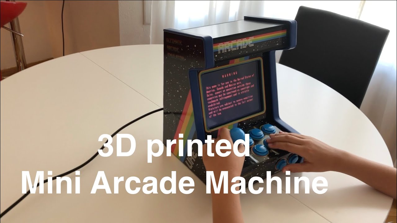 3d Printed Mini Arcade Machine - YouTube