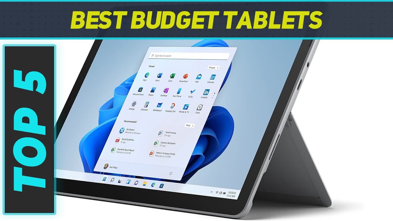 Top 5 Best Budget Tablets in 2024 - YouTube