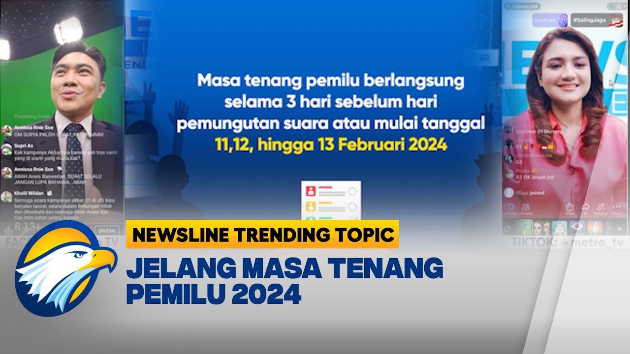 Jelang Masa Tenang Pemilu 2024 - YouTube