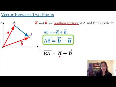 3F The vector between two points - YouTube