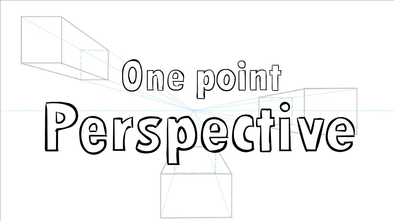 Perspective Basics - One Point Perspective Drawings - Perspective ...
