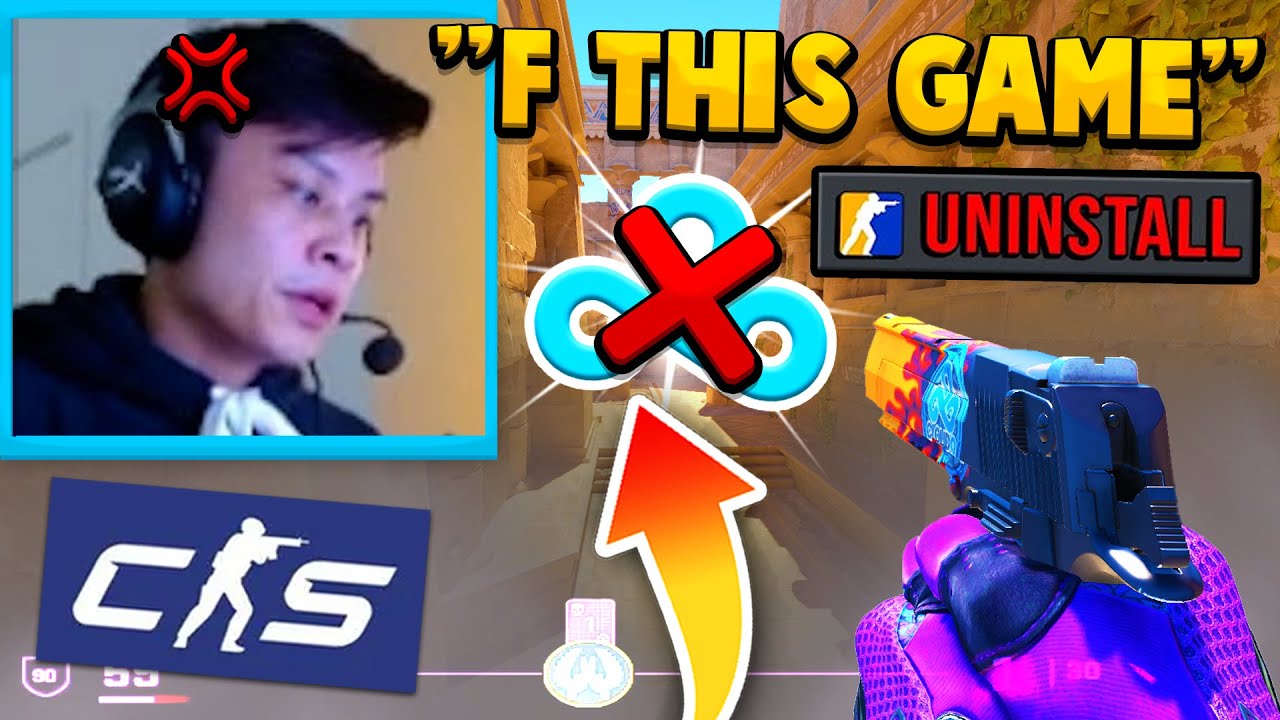 "STEWIE DONE WITH CS2..!? 😳" - STEWIE2K TILT & RAGE IN LEVEL 10 FACEIT ...