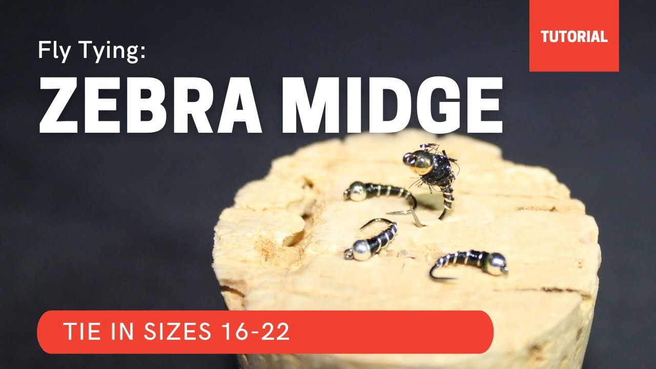 Fly Tying for Beginners - ZEBRA MIDGE fly pattern - the FIRST fly you should learn to tie - YouTube
