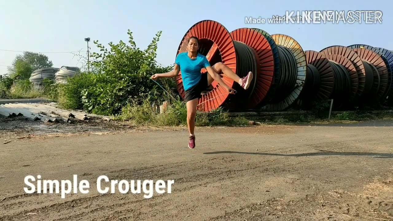 Advance jump rope tricks- crougar and toad jump variations with Indian ...