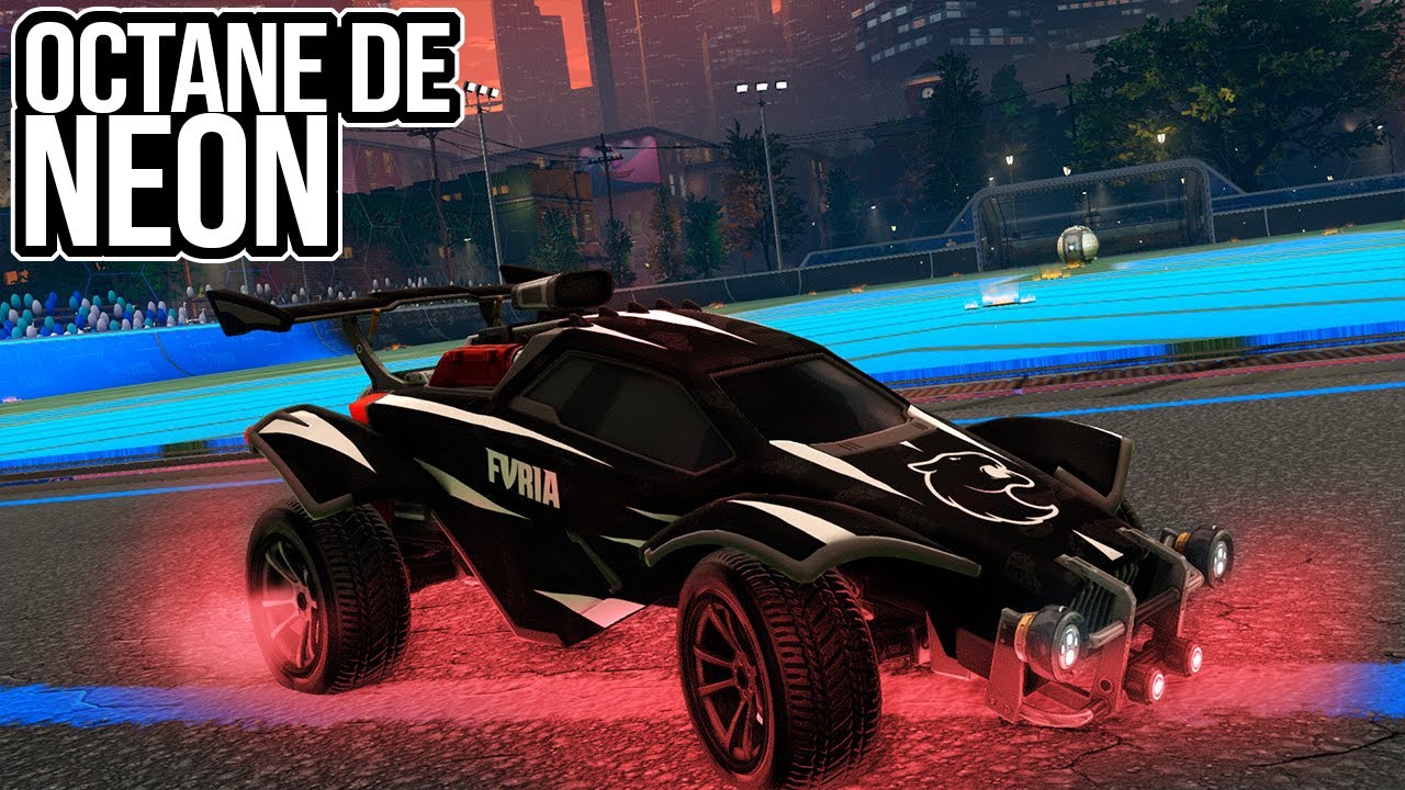 JOGUEI DE OCTANE COM NEON NO RL, QUE LINDO! MOD - Rocket League - YouTube