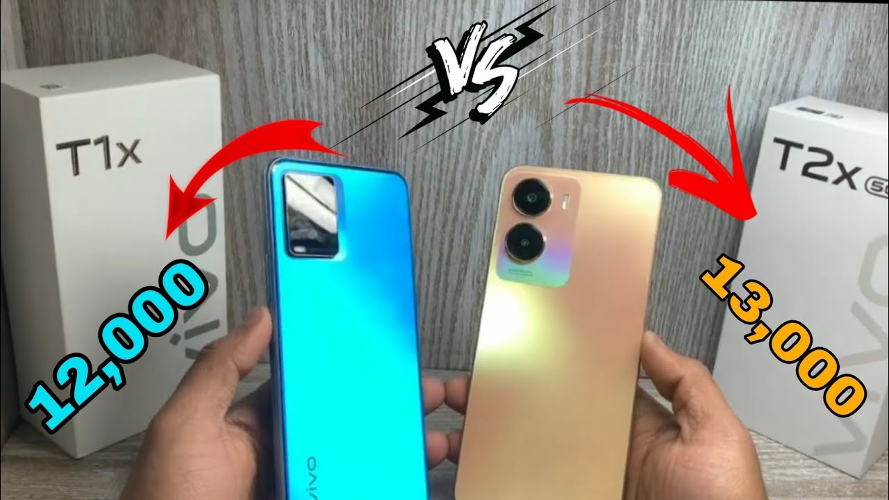 Vivo t1x vs Vivo t2x who is best phone 📱||under 14,000||unboxing in ...
