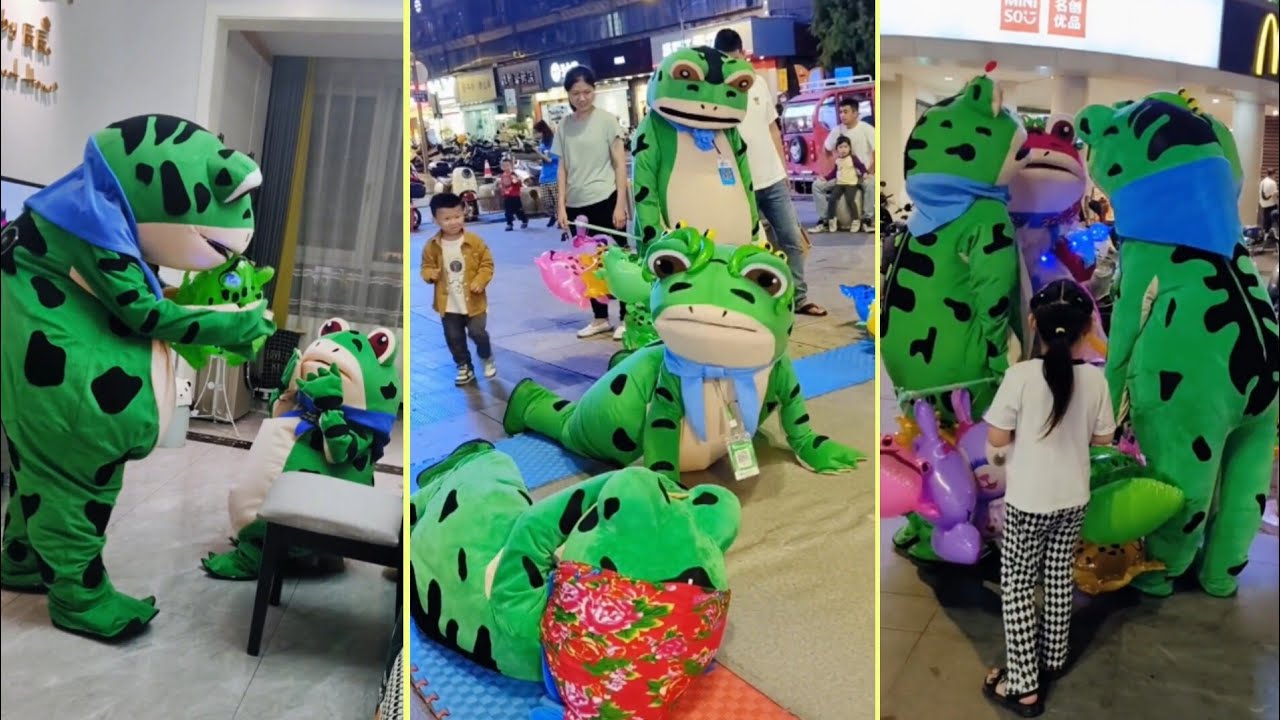 Cat Attack on Crazy Frog - Crazy Frog Friends Gathering & Exercise ...