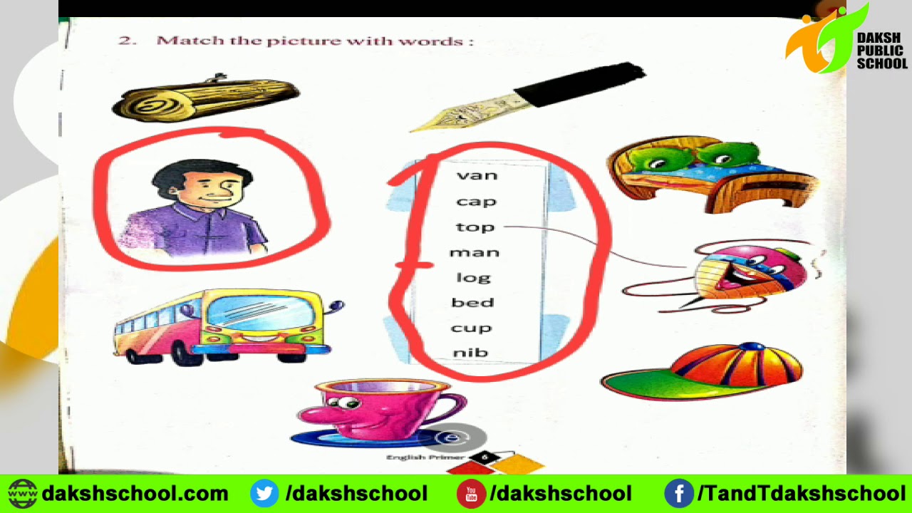 UKG ENGLISH Match the picture - YouTube