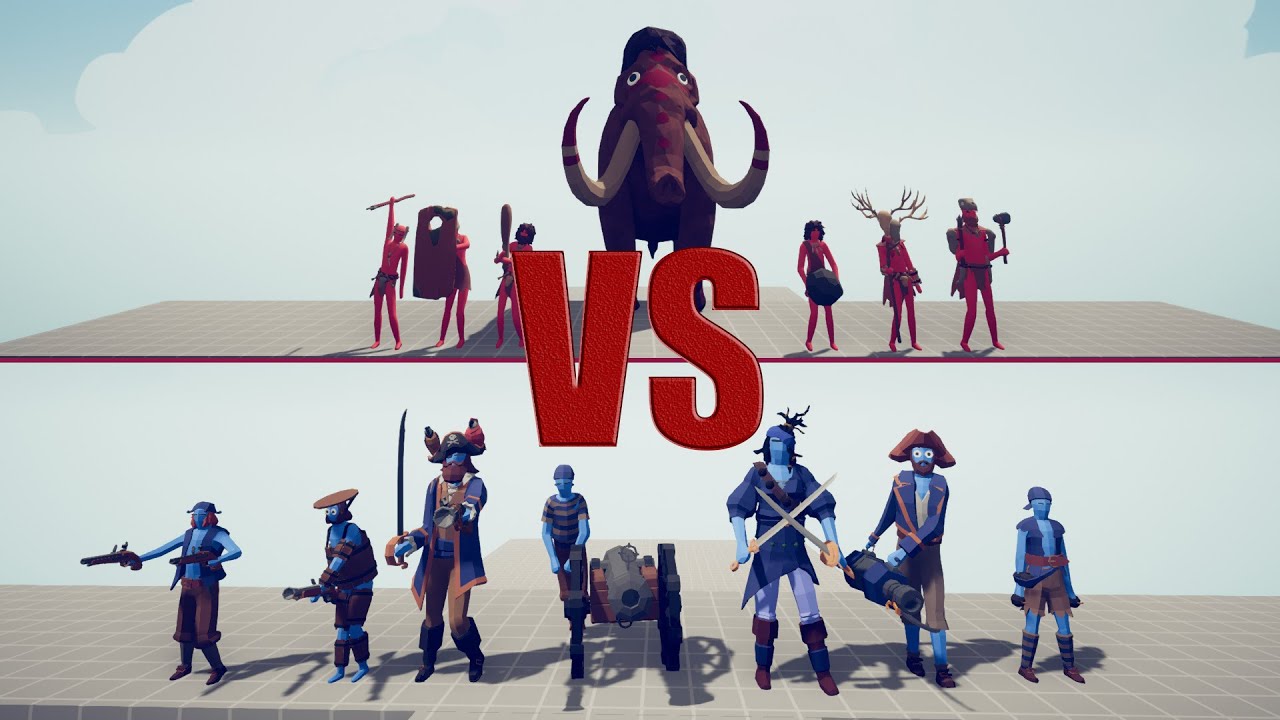 TRIBAL UNITS VS PIRATE UNITS ONE BY ONE TOURNAMENT, TABS - Totally ...