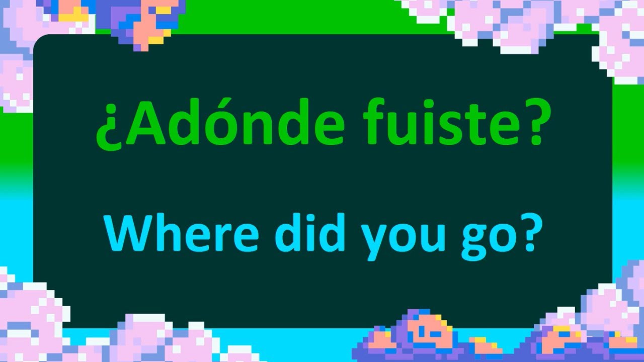 Learn 200 Basic Spanish Past Tense Questions for Daily Conversations ...