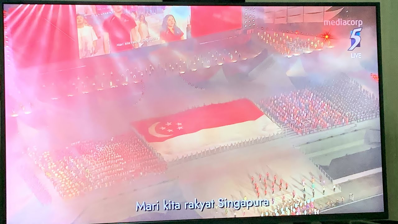 National Day Parade 2022 (NDP 2022) - Closing with Pledge & National ...