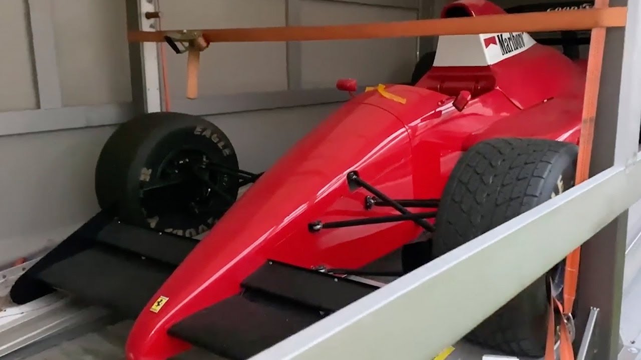 Abandoned Ferrari F1 Car Found On A Derelict Farm - YouTube