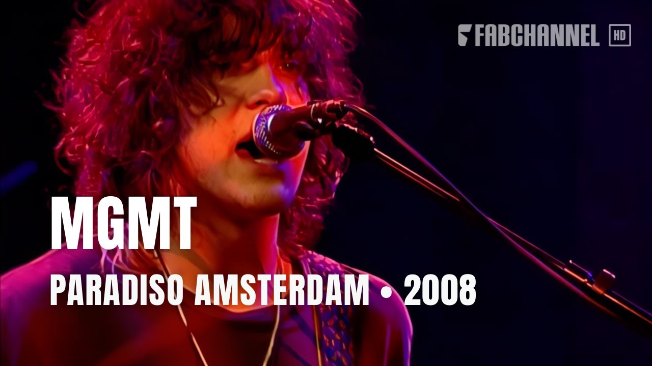 MGMT - Full Concert | Live at Paradiso Amsterdam 2008 - YouTube