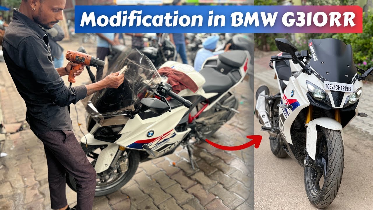 MODIFICATION STARTED IN BMW G310RR 😍 | Phle din Problem aagyi BMW mai🥲 ...