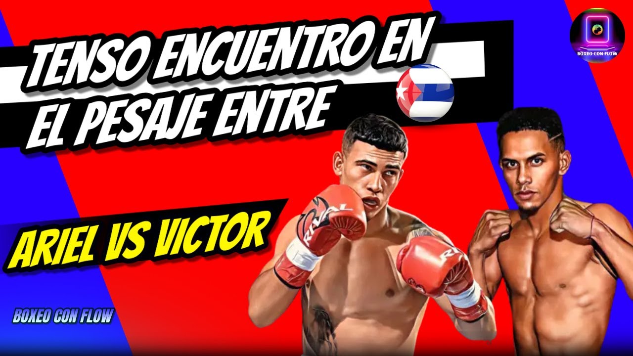 🥊🔥 SE CALENTO EL PESAJE!!🔥🥊 Ariel Perez 🆚 Victor Abreu #boxing #fight # ...