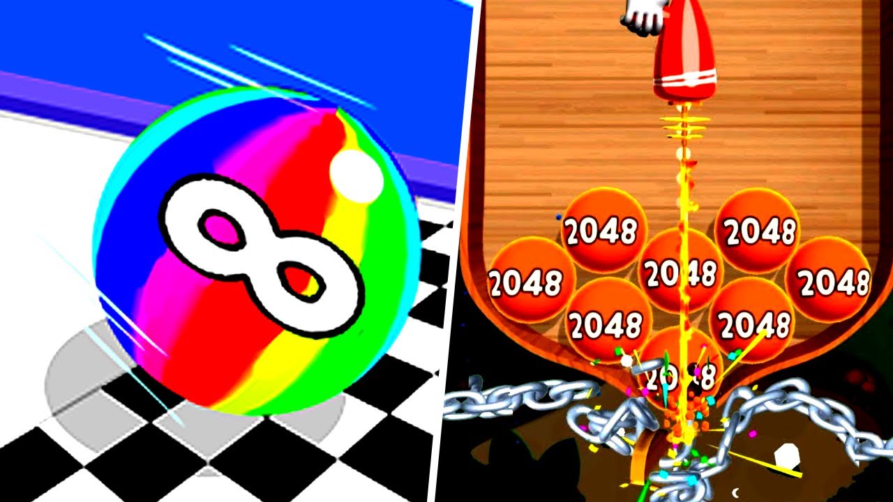 Ball Run Infinity vs Laser Bubbles - Max Level Gameplay (Part 1) - YouTube