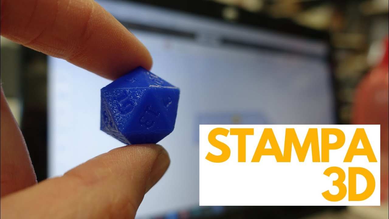Creazione di un dado a 20 facce con la stampante 3D - YouTube