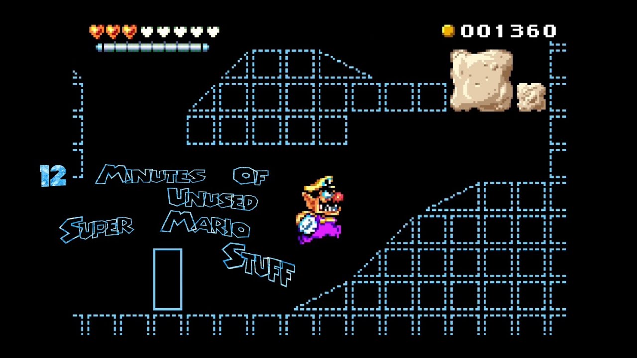 (Almost) 12 More Minutes Of Unused Super Mario Stuff - YouTube