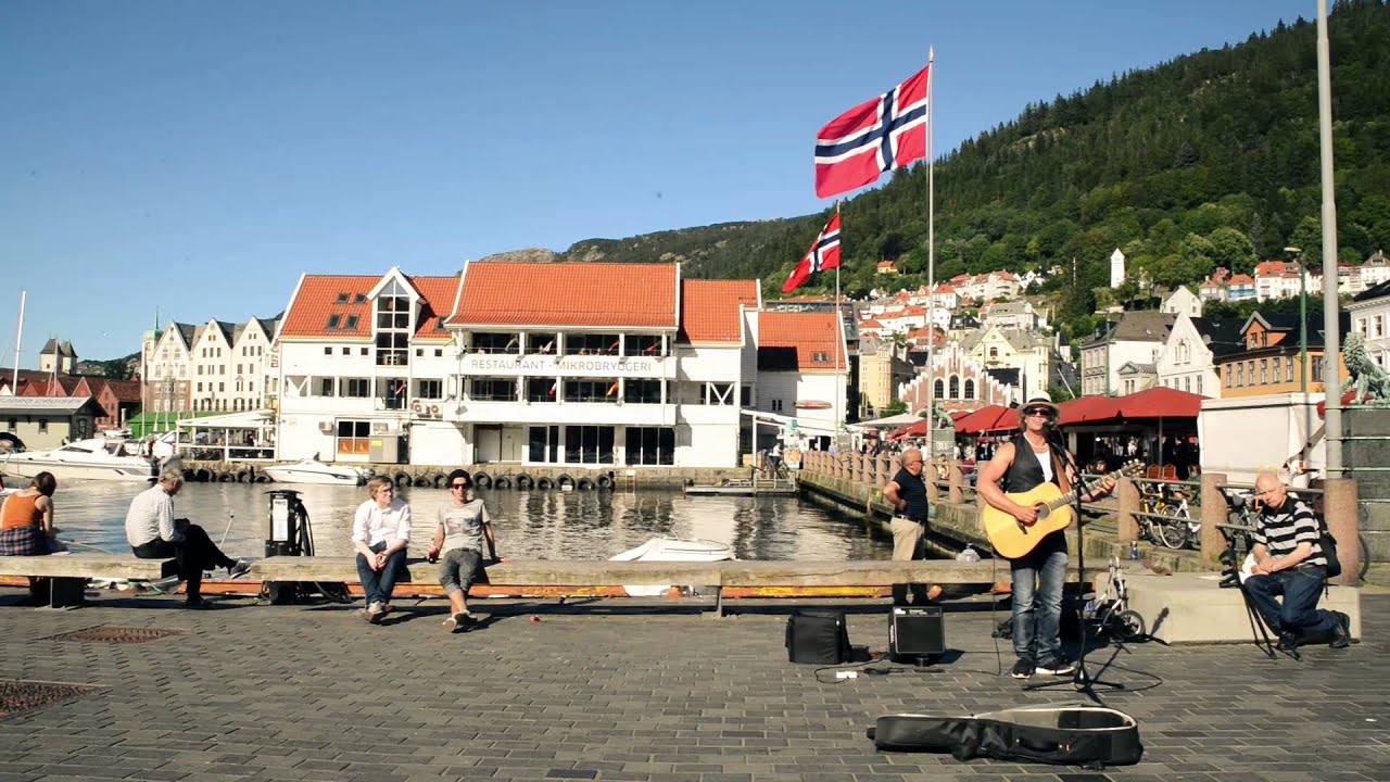 Bergen sentrum - YouTube