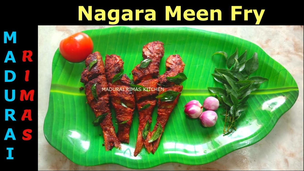 Nagarai Fish Fry in Tamil | நகரை மீன் வறுவல் | Meen varuval | Madurai ...