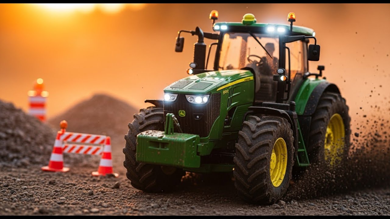 Jcb 3dx | John Deere Tractor | Gadi Wala Video | Remote Control Tractor ...