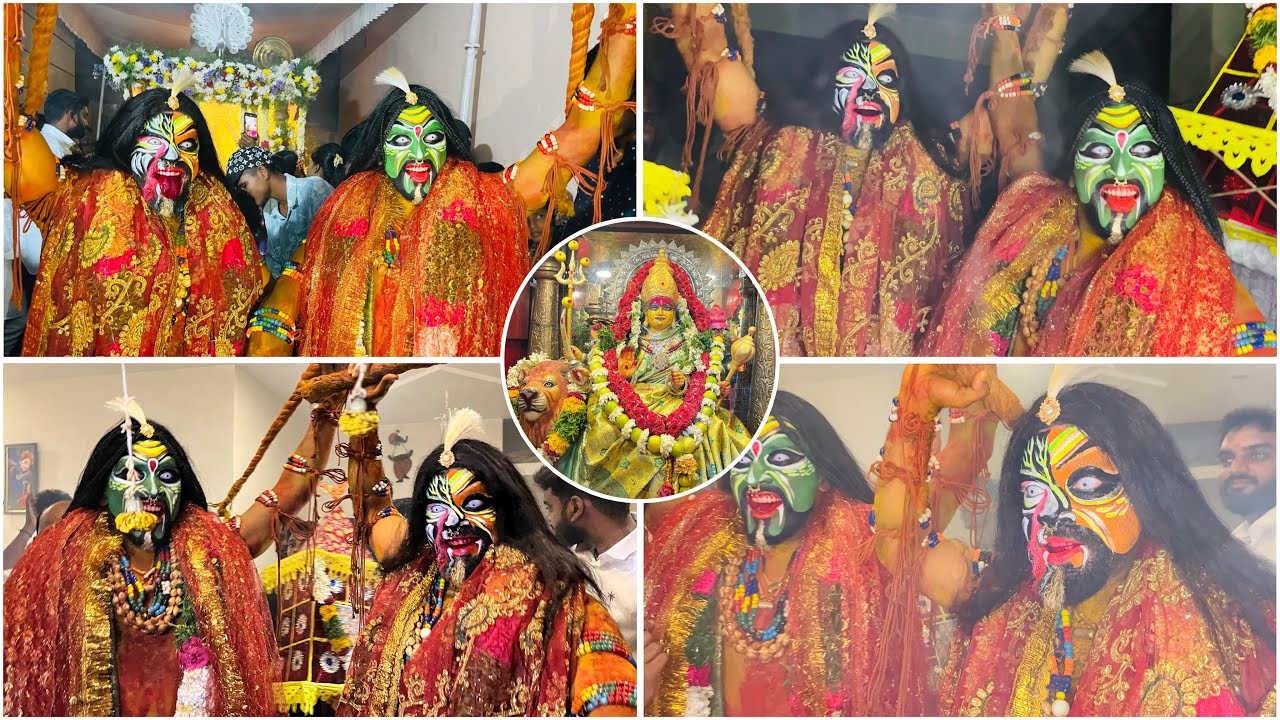 Pudoor Bonalu Jatara 2025 Rohith Bangaru & Vasu Pothraj Grand Entry At ...