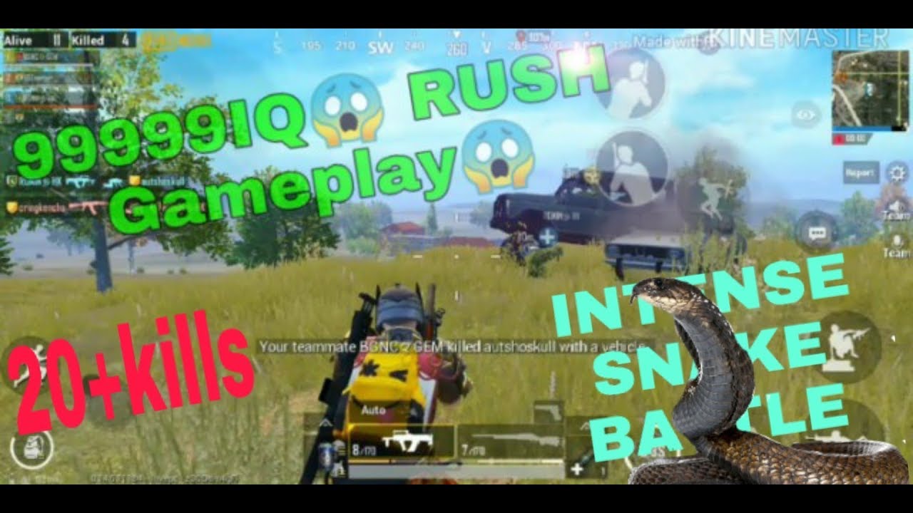 PUBG MOBILE 😱 Magic rush gameplay 😱 Rush Rush gameplay only - YouTube
