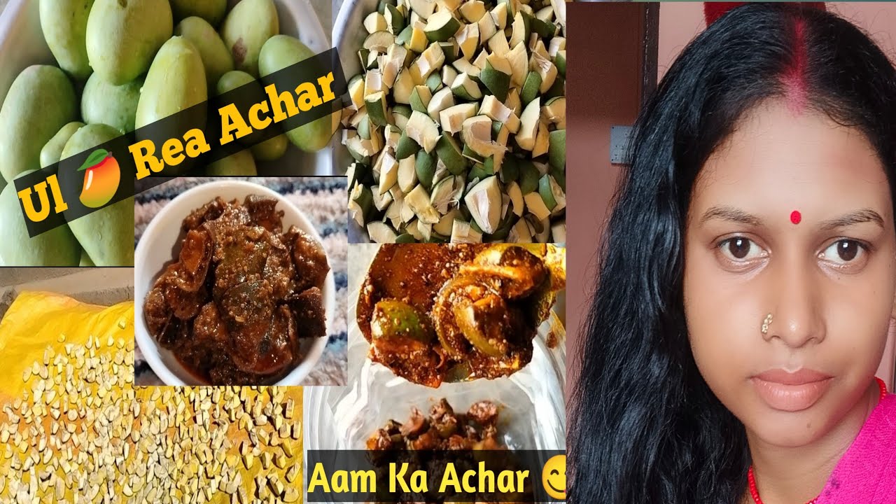 Vlog#25# Ul Achar Chea Lika Banav Kea Vlog Re Nel Pe💁//Aam🥭 Ka Achar ...