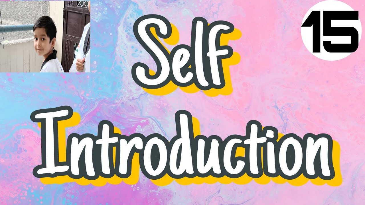 Self Introduction for kids/Introduce Yourself for kids self ...