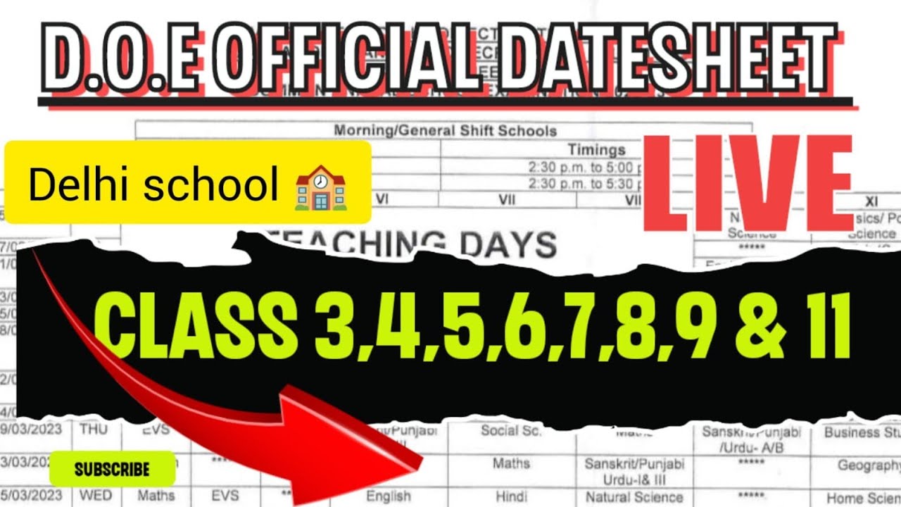 delhi-school-date-sheet-2023-term-2-exam-doe-datesheet-23-youtube
