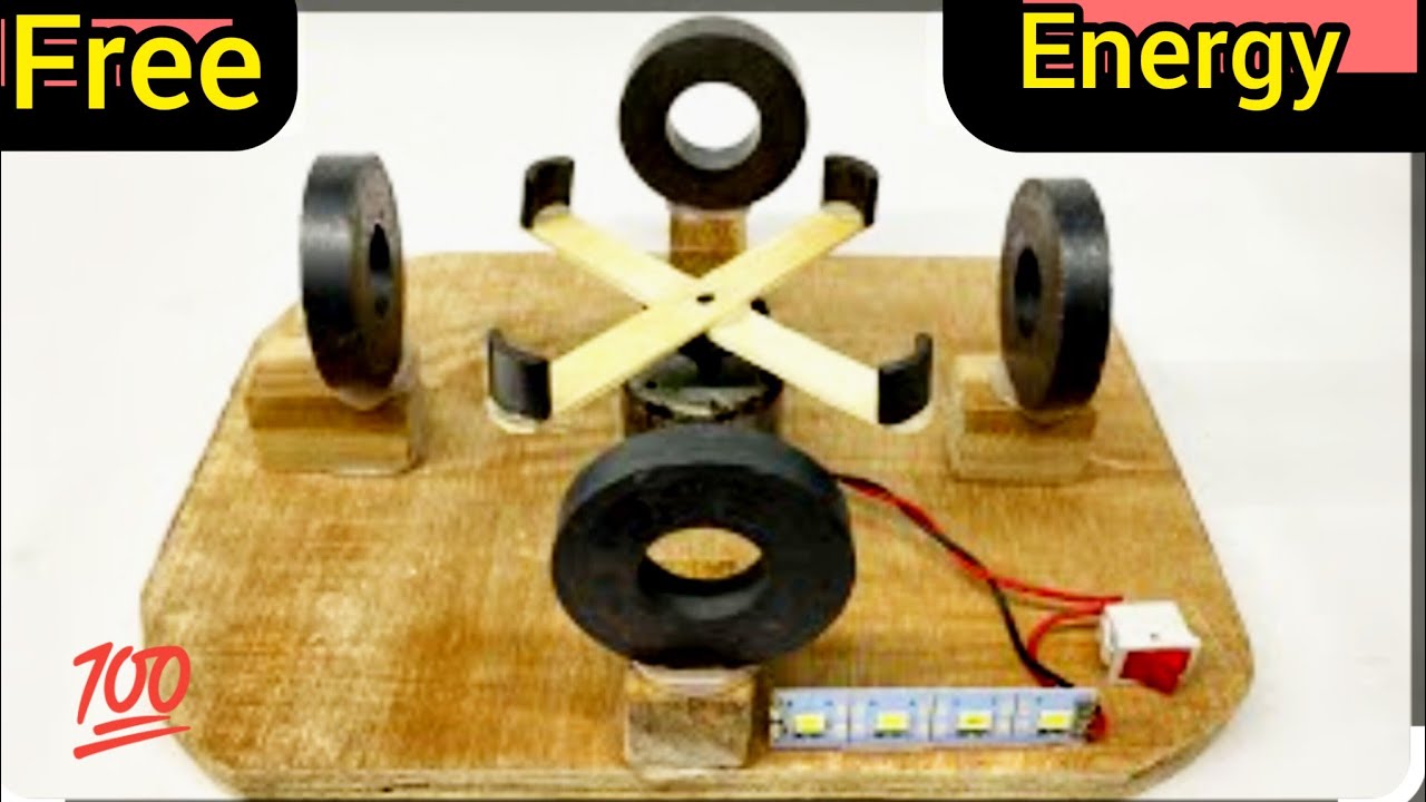 how to make free energy with magnet and DC motor//magnet energy - YouTube