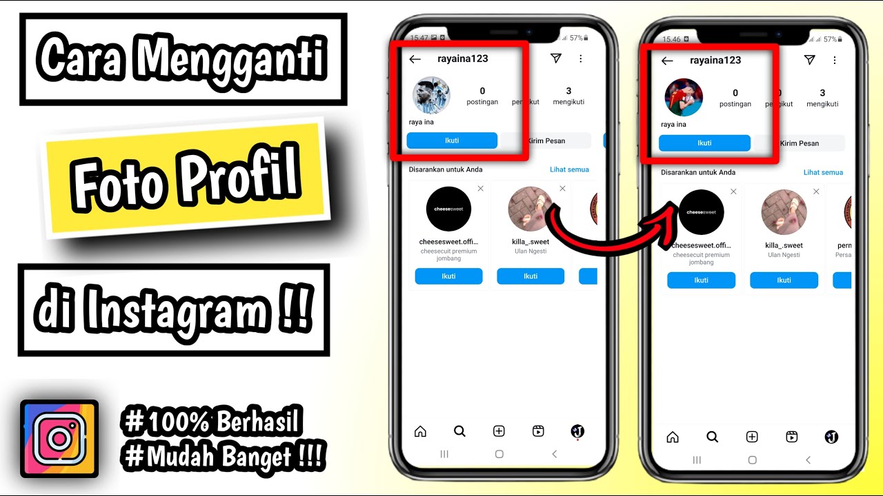 Cara Mengganti Foto Profil di Instagram | Ganti Foto Profil IG - YouTube