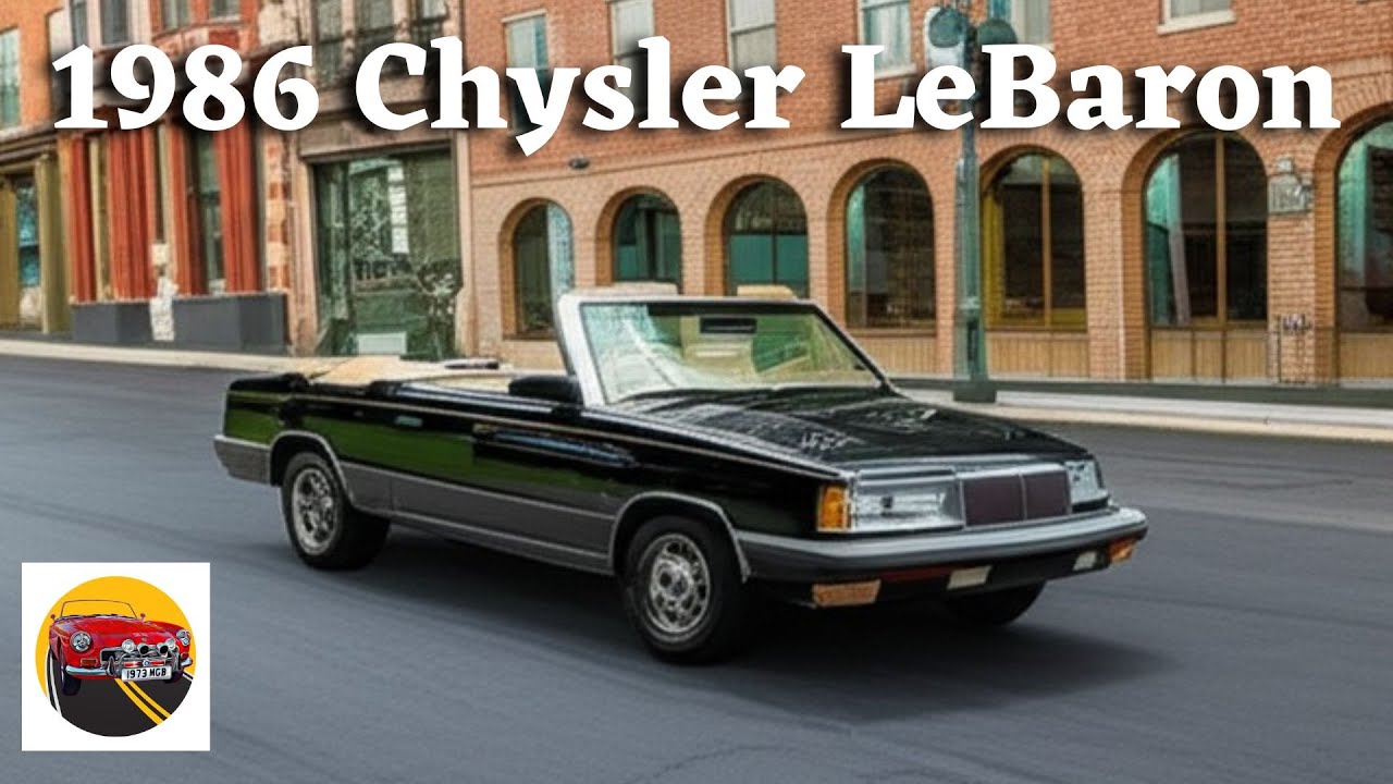 1986 Chrysler LeBaron Convertible - Retro Luxury from the ’80s! - YouTube