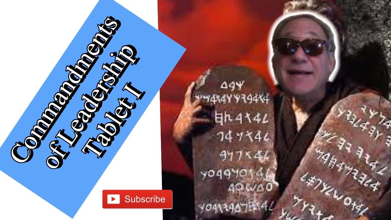 10 Commandments of Leadership Tablet 2 10-15-2020 - YouTube