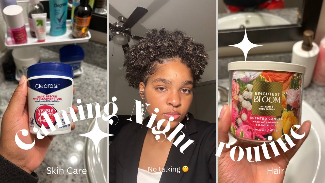 CALMING NIGHT ROUTINE…No talking edition 🤫 - YouTube